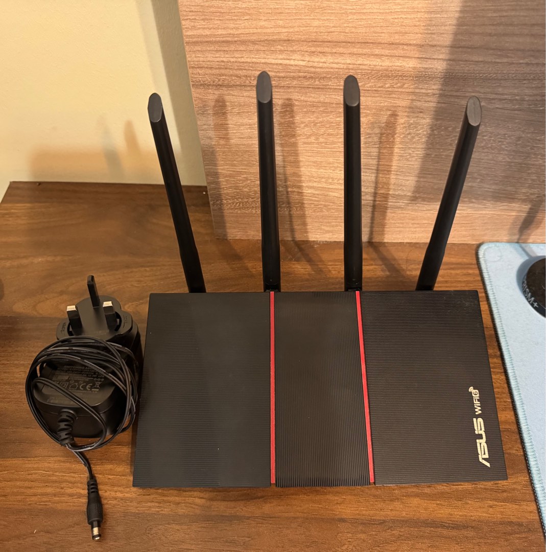 Asus Router RT-AX 55, Computers & Tech, Parts & Accessories, Networking ...