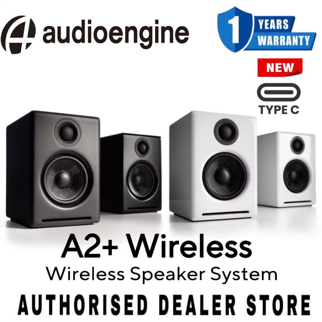 Audioengine A2+ Wireless Speaker System New 2025 Type C Model, Audio, Soundbars, Speakers ...