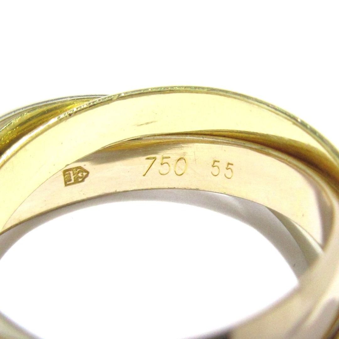 Authentic Cartier 3-Row Ring Trinity K18 Three-Color 55, Luxury ...