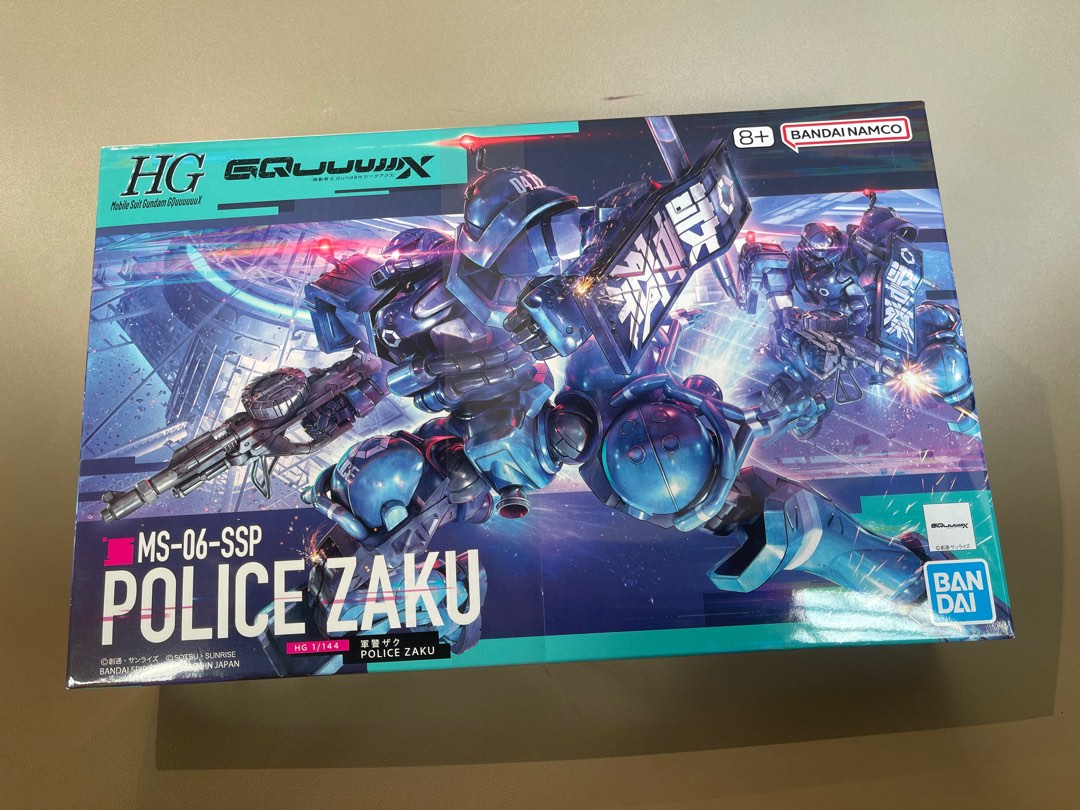 Bandai HG 1/144 MS-06-SSP POLICE ZAKU 軍警 渣古, 興趣及遊戲, 玩具 & 遊戲類 - Carousell