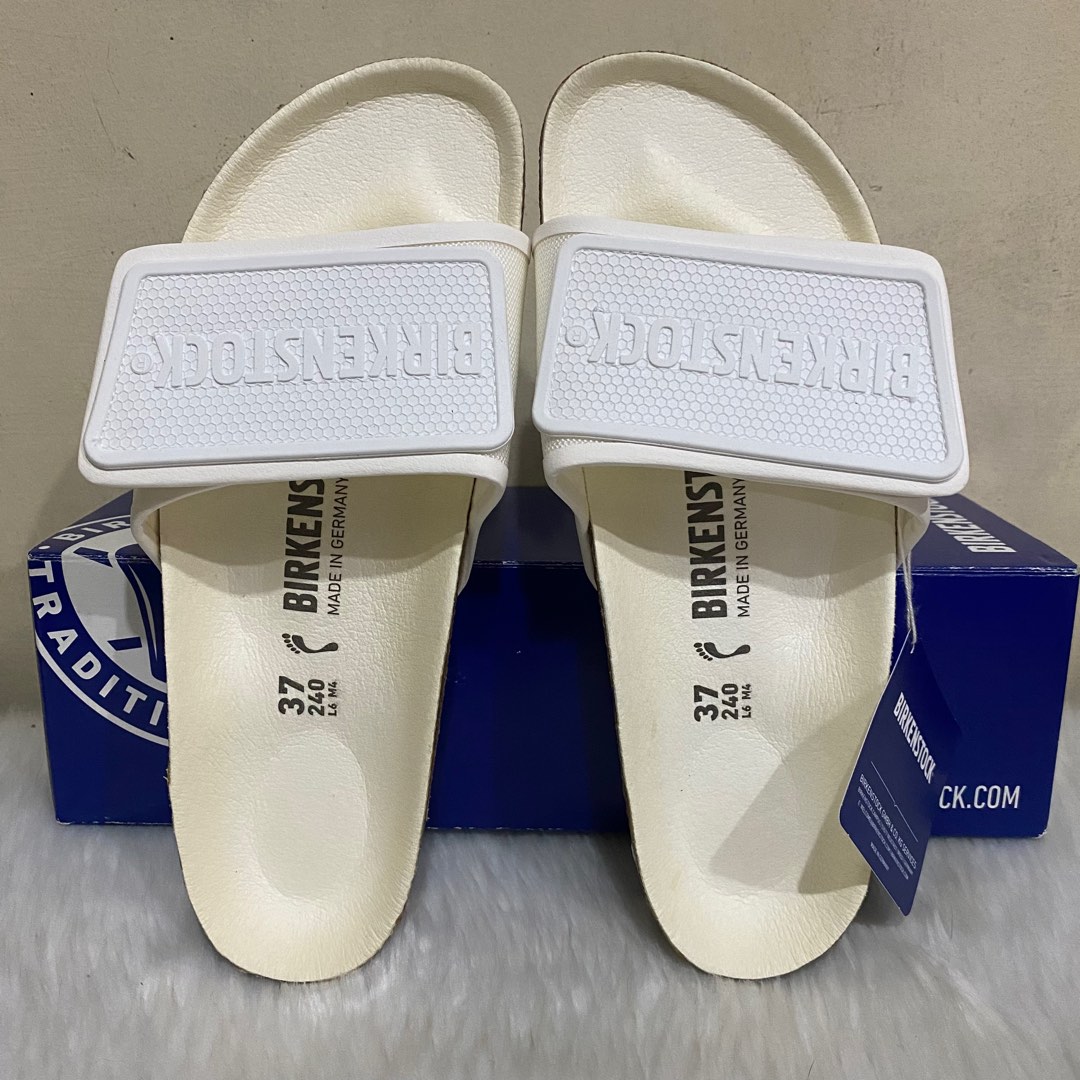 Birkenstock Tema White, Women's Fashion, Footwear, Flats & Sandals on ...