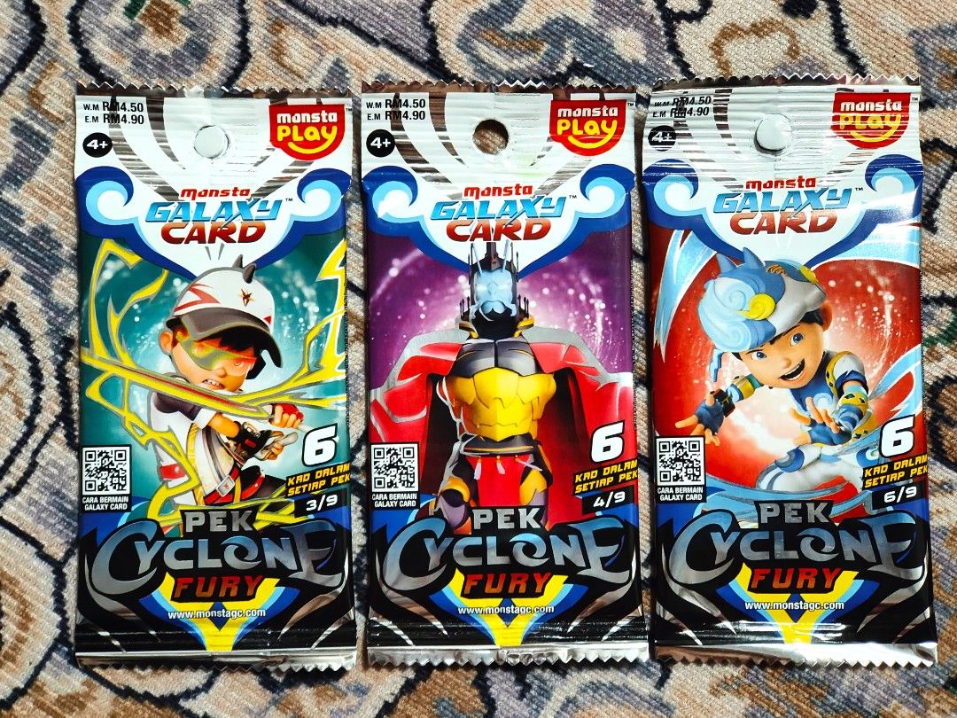 BoBoiBoy Pek Cyclone Fury, Hobbies & Toys, Collectibles & Memorabilia ...