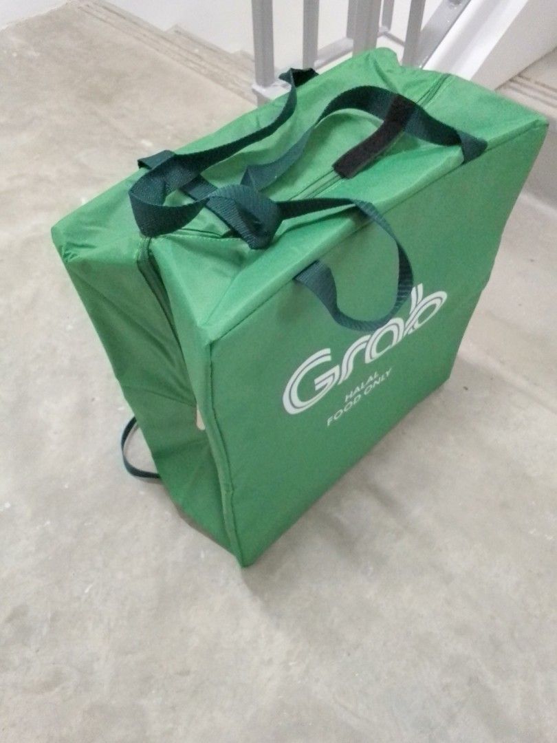 Brand New Grab food delivery bag (big and small), Men's Fashion, Bags ...