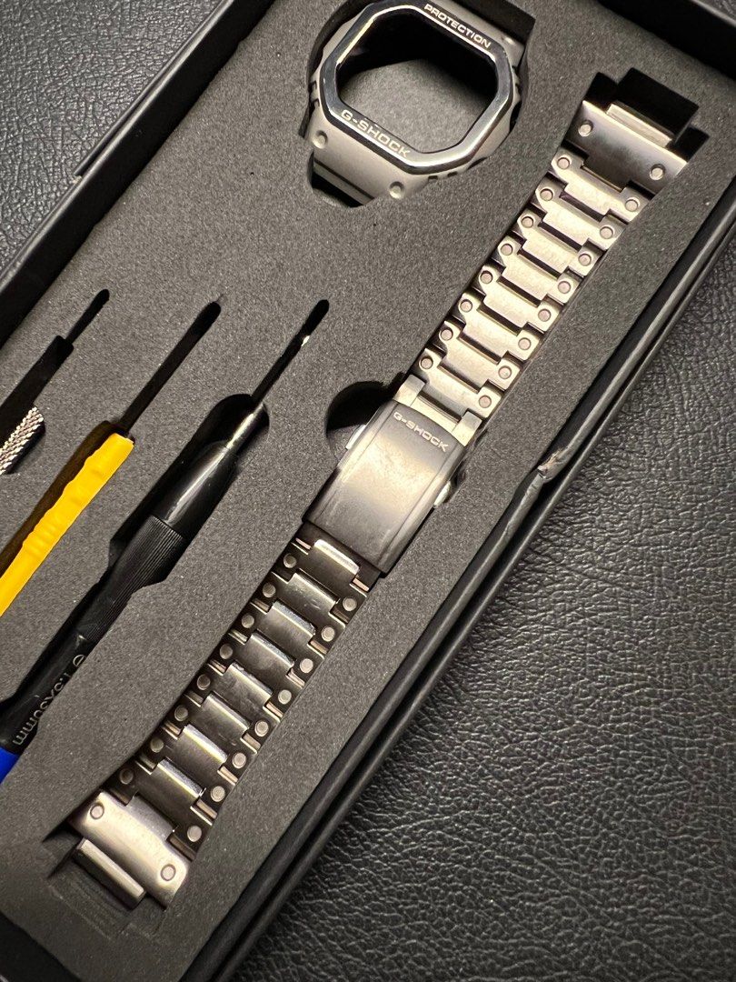 Casio G-Shock Titanium Mod for DW-5035E-7, Men's Fashion, Watches ...
