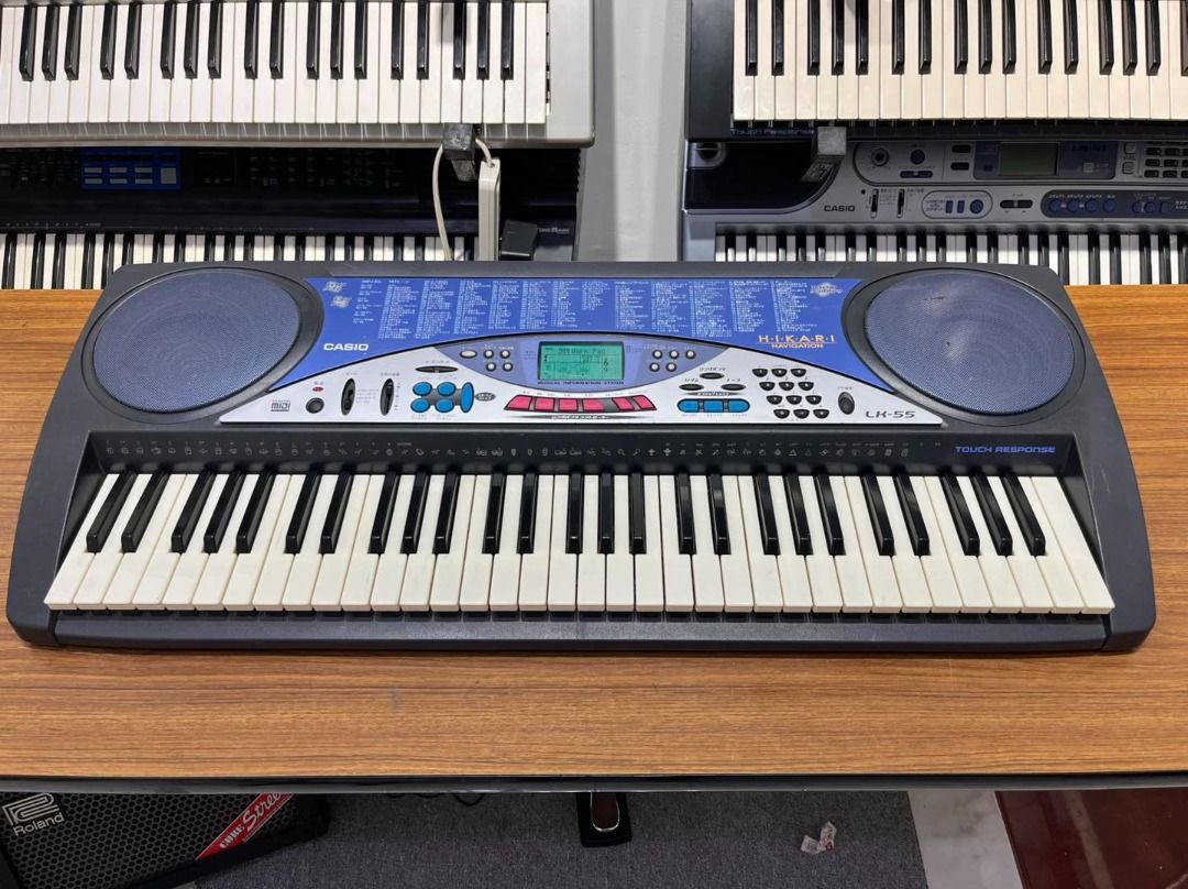 Casio LK-55 Keyboard Piano Organ 61 Keys Touch Response, Hobbies & Toys ...