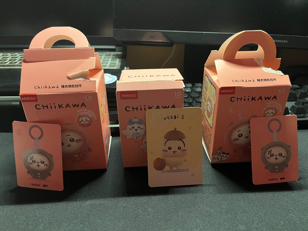 Chiikawa, usagi , rakko blind box, Hobbies & Toys, Toys & Games on ...