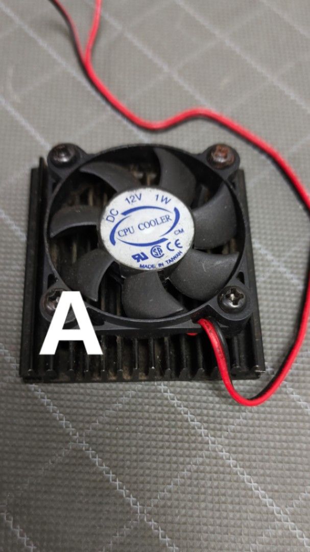 Computer / CPU / notebook cooler fans. Used item. Kipas penyejuk ...