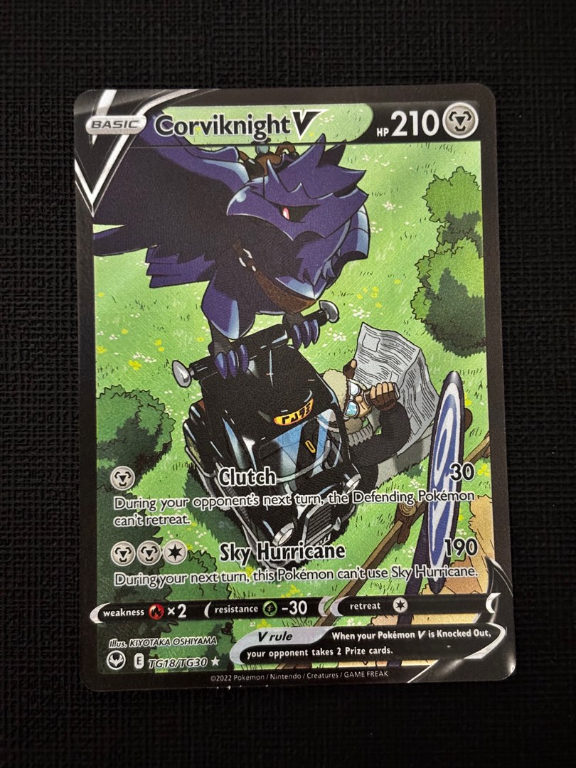 Corviknight V #TG18 Silver Tempest, Hobbies & Toys, Toys & Games on ...