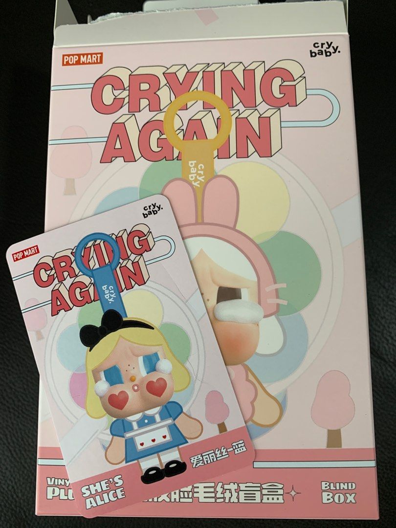 Crying again vinyl face plush, Hobbies & Toys, Toys & Games on Carousell