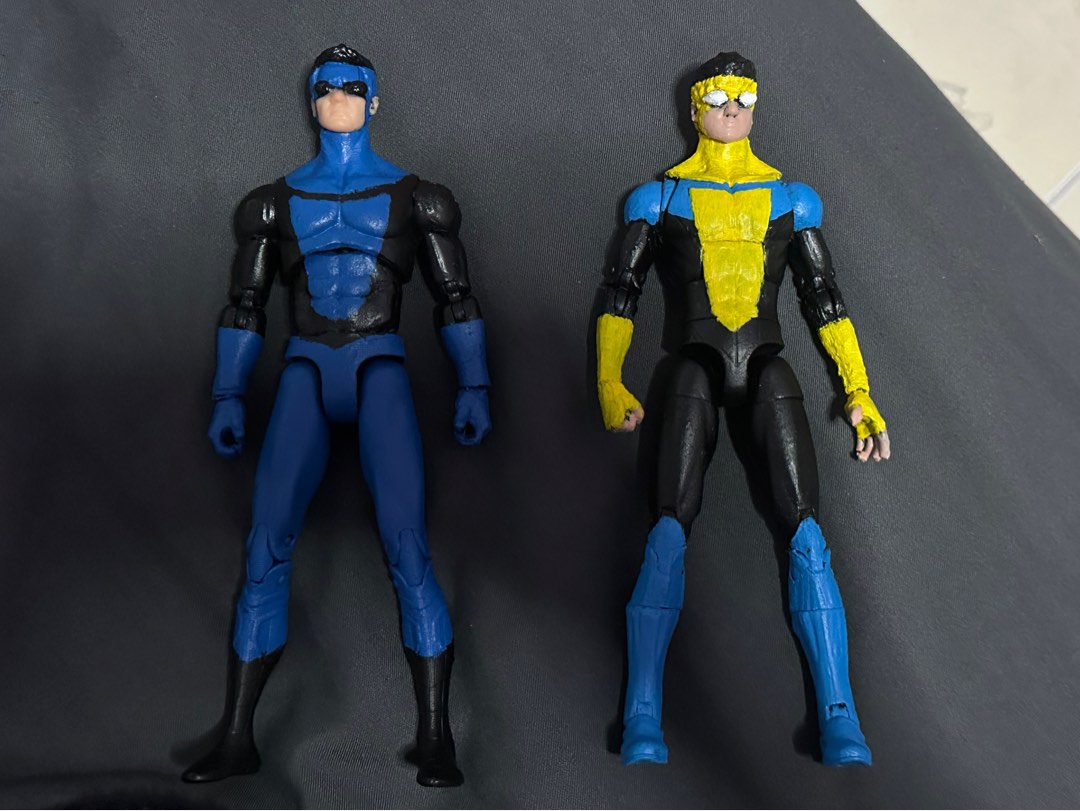 Custom Invincible Mark Grayson Figure Kitbash Marvel Legends Ct Zd ...