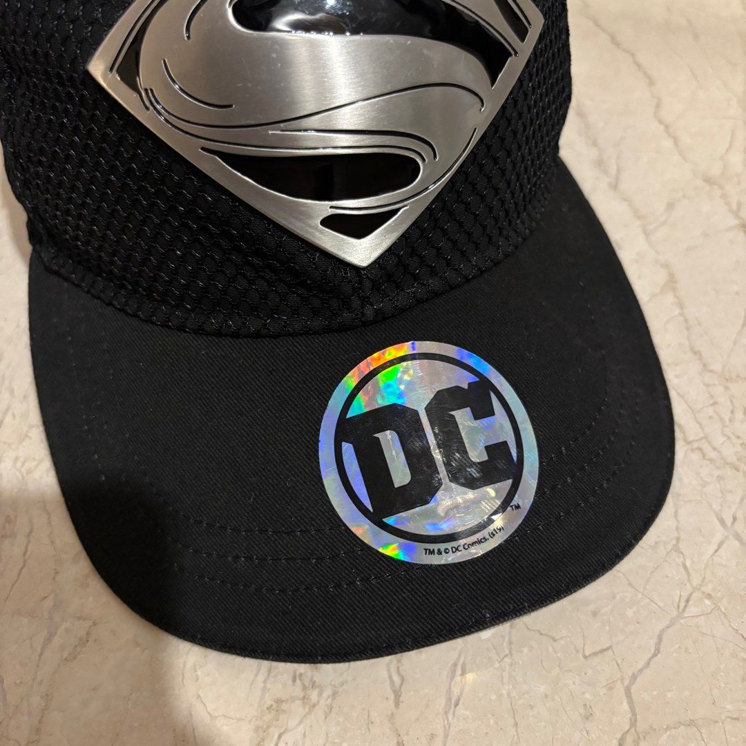 DC Superman Metal Logo Cap, Men's Fashion, Watches & Accessories, Cap ...