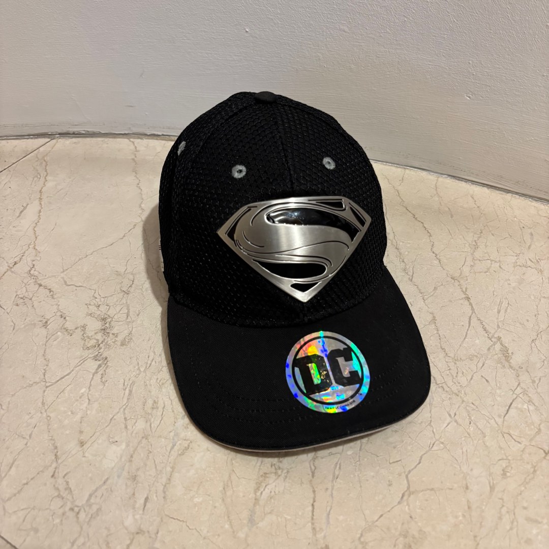 DC Superman Metal Logo Cap, Men's Fashion, Watches & Accessories, Cap ...