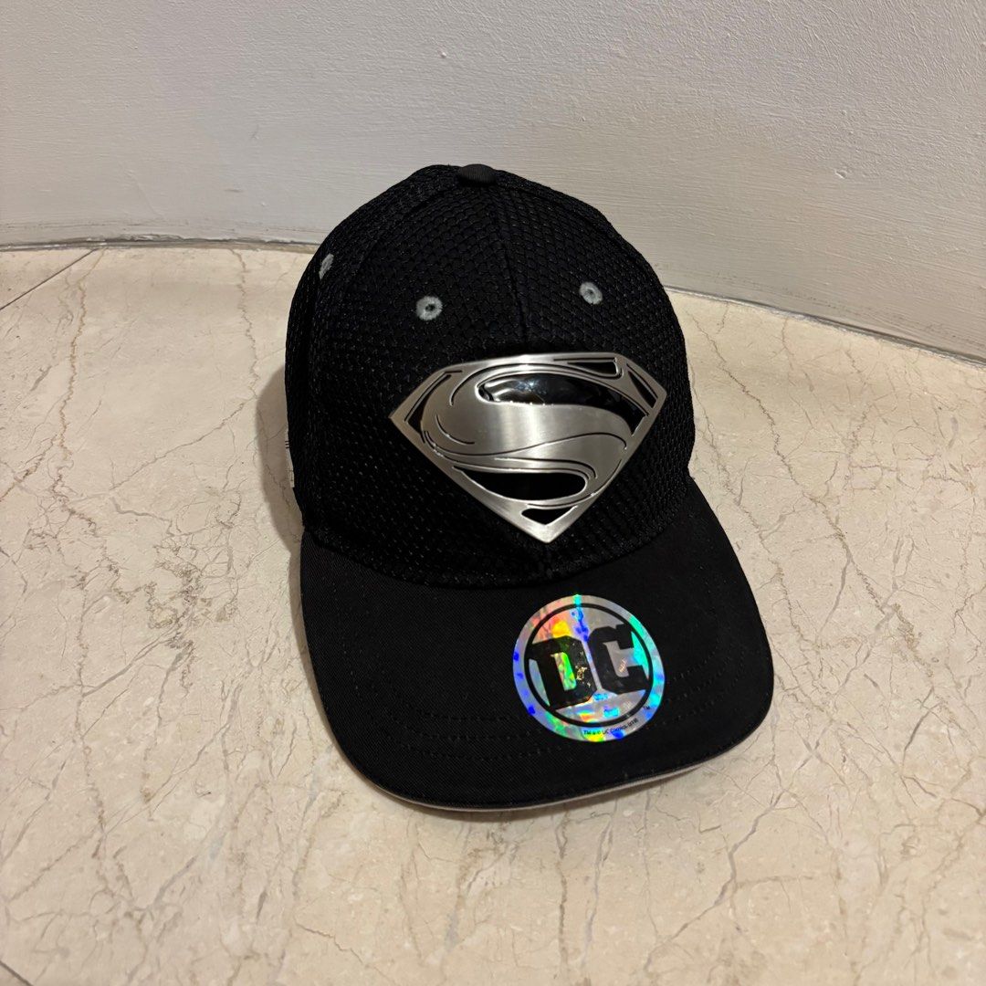 DC Superman Metal Logo Cap, Men's Fashion, Watches & Accessories, Cap ...