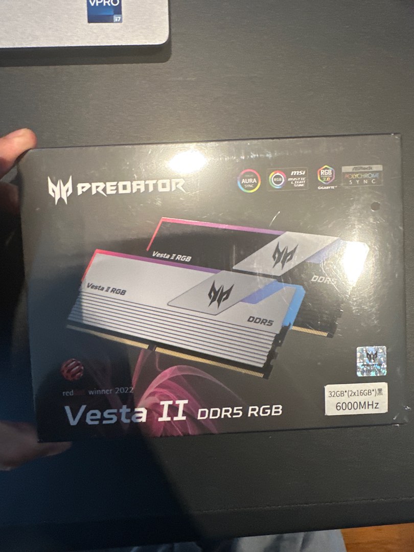DDR5 6000MHZ C28 16GBx2 Predator Vesta II, Computers & Tech, Parts & Accessories, Computer Parts ...