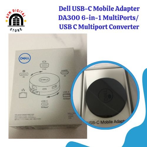 Dell USB-C Mobile Adapter DA300 6-in-1 MultiPorts (like new), Computers ...