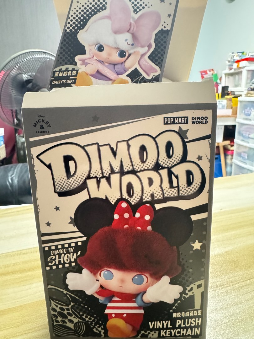 Dimoo world vinyl plush keychain - daisy gift, Hobbies & Toys, Toys ...