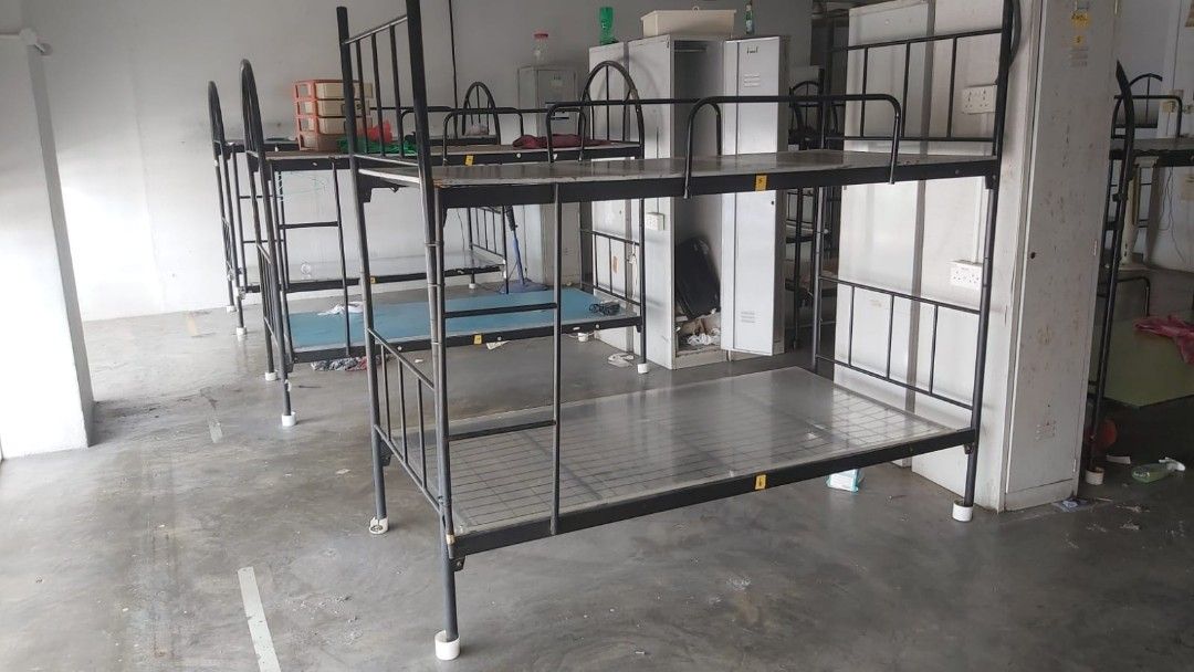Double decker Metal bed frame - $70 per set, Furniture & Home Living ...