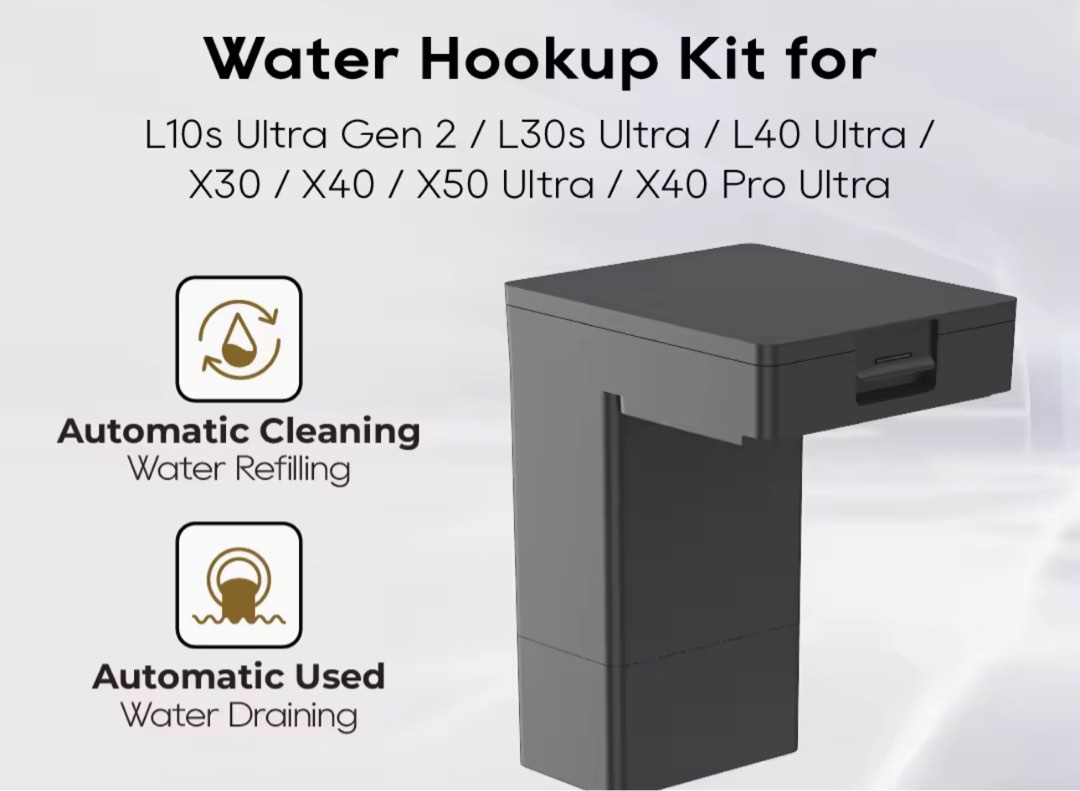 Dreame X40 Pro Ultra Water hook up kit, TV & Home Appliances, Vacuum ...