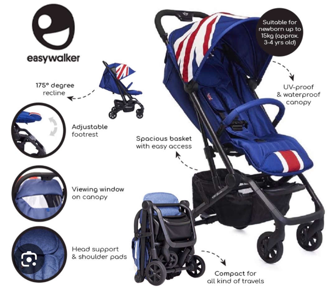 Easywalker Mini stroller, Babies & Kids, Going Out, Strollers on Carousell