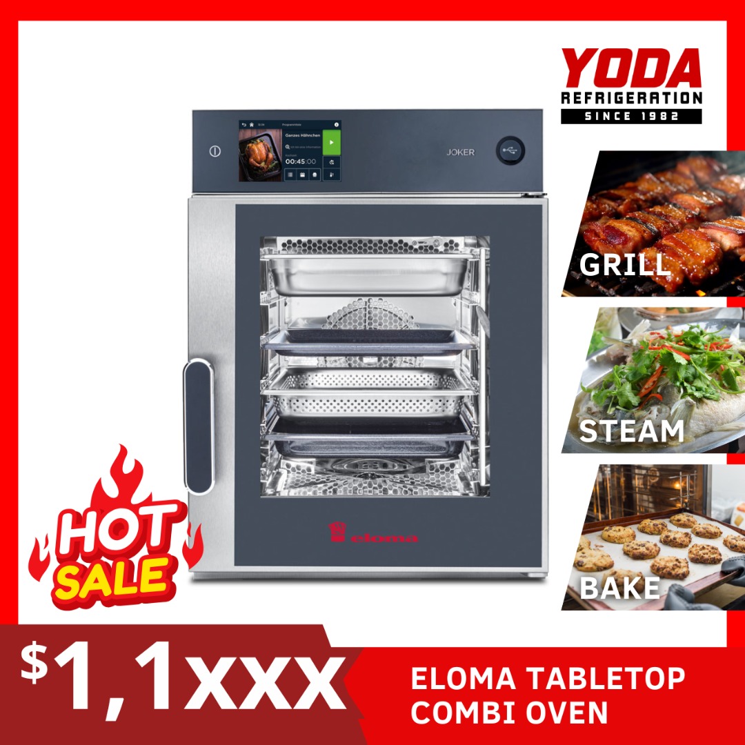 ELOMA Tabletop Combi Oven 6-11E, TV & Home Appliances, Kitchen ...