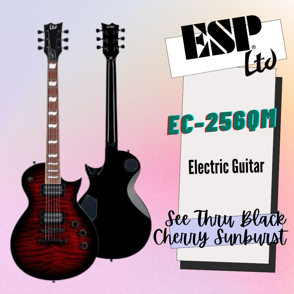 ESP LTD Eclipse EC-256QM Electric Guitar - See Thru Black Cherry ...