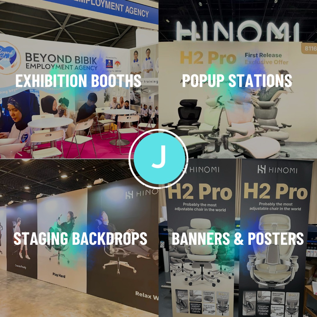 Event Backdrops, Exhibition Booths, Banners & Posters, Display Stands ...