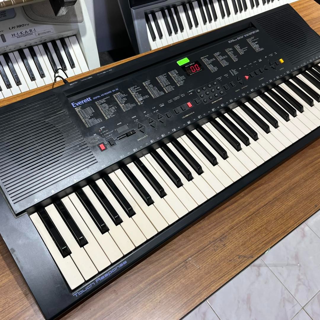 Everett DK-30 Piano Keyboard Organ 61 Keys Touch Response with built-in ...