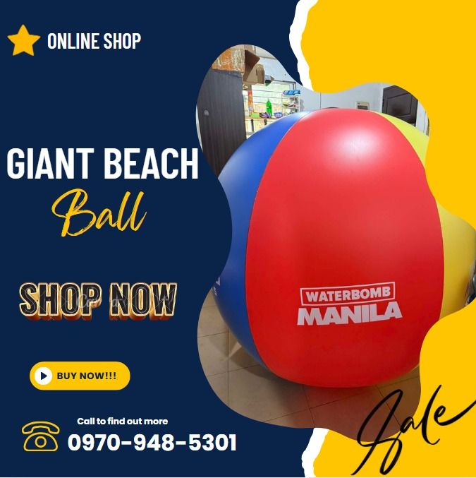 FOR SALE Giant Inflatable Beach Ball 5FT Rainbow Color Ball Huge Beach ...