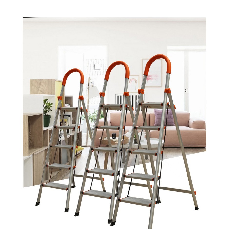 [FREE DELIVERY] Home Aluminium Ladder - 4/5/6 Step Ladder Step ...
