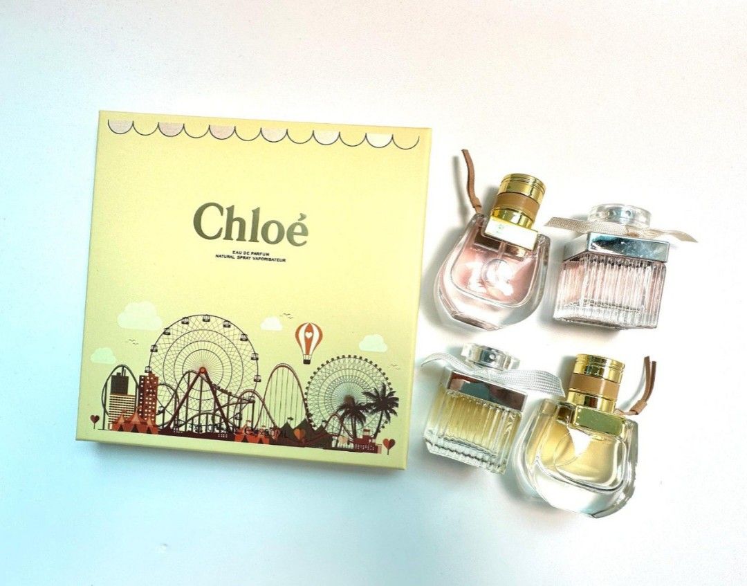 Free Shipping Perfume chloe miniature set chloe, Beauty & Personal Care ...