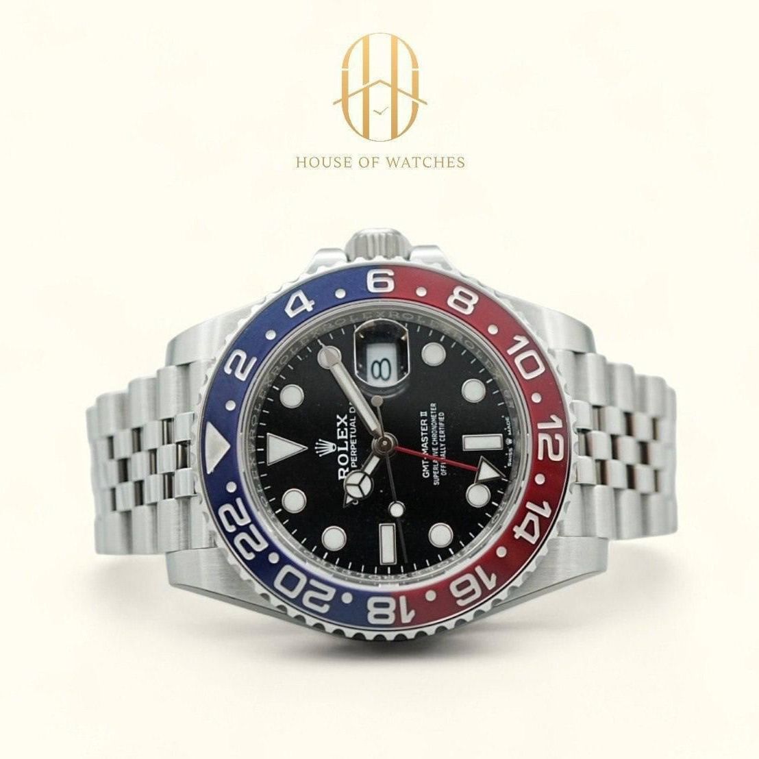 Full Factory Stickers Brand New January 2025 Rolex Gmt Master II Pepsi ...