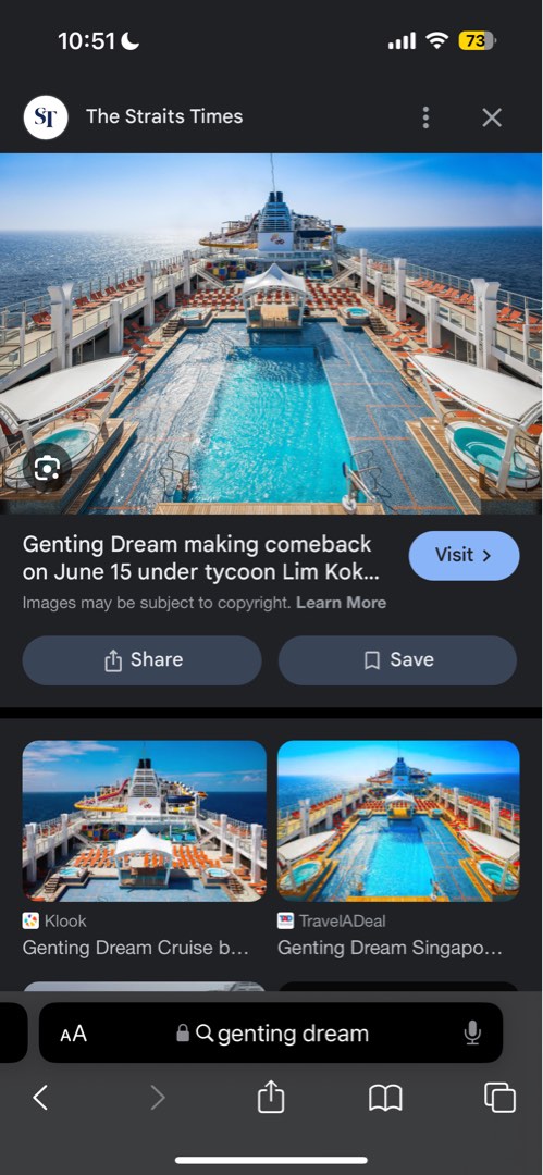 Genting dream weekend cruise, Tickets & Vouchers, Flights & Overseas ...