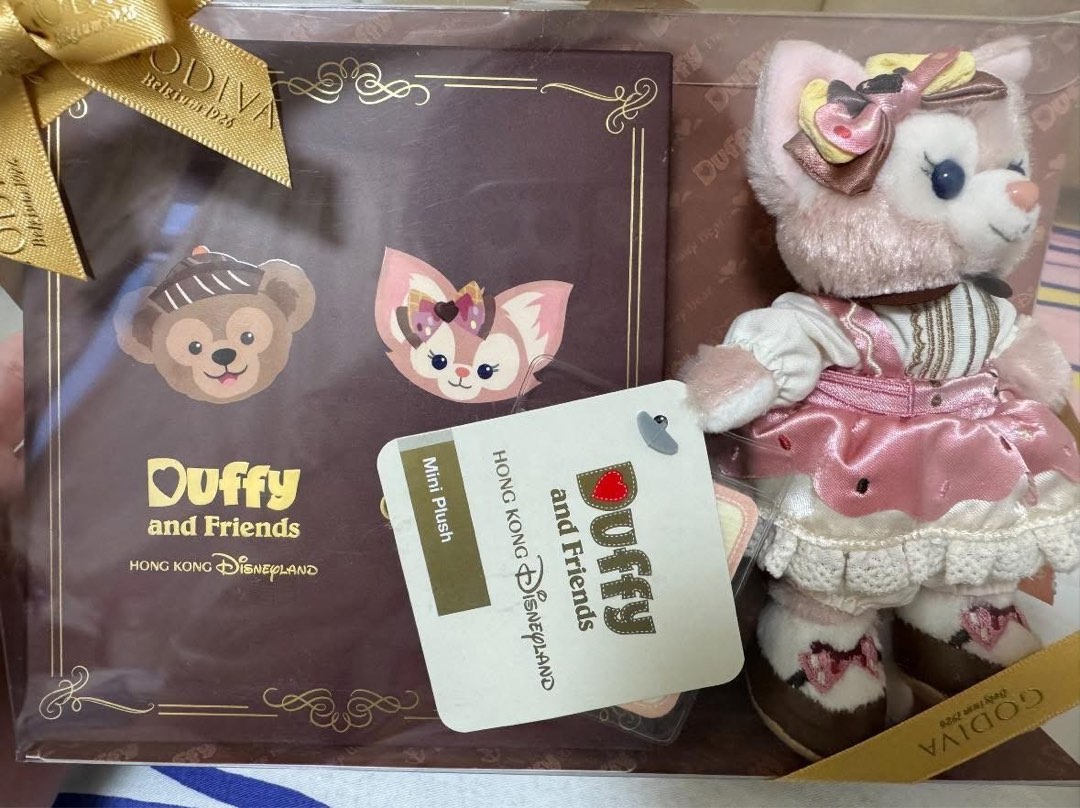 godiva linabell原盒 disney duffy and friends, 興趣及遊戲, 玩具 & 遊戲類 - Carousell