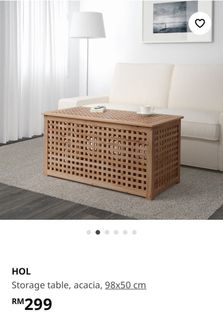 Ikea HOL Storage Table, Furniture & Home Living, Furniture, Tables ...