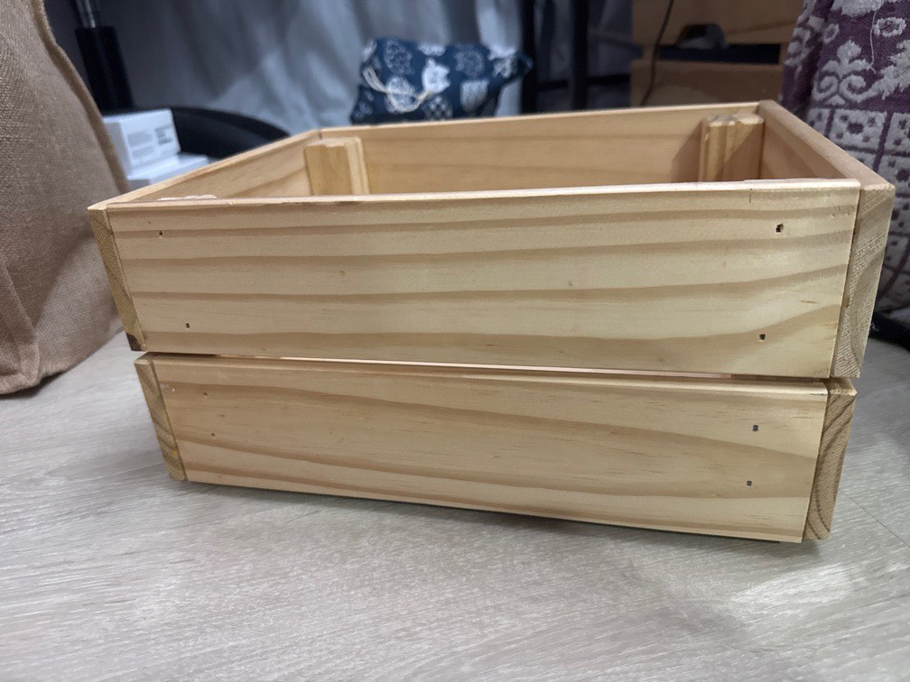 IKEA Wooden storage box, Furniture & Home Living, Furniture, Shelves ...