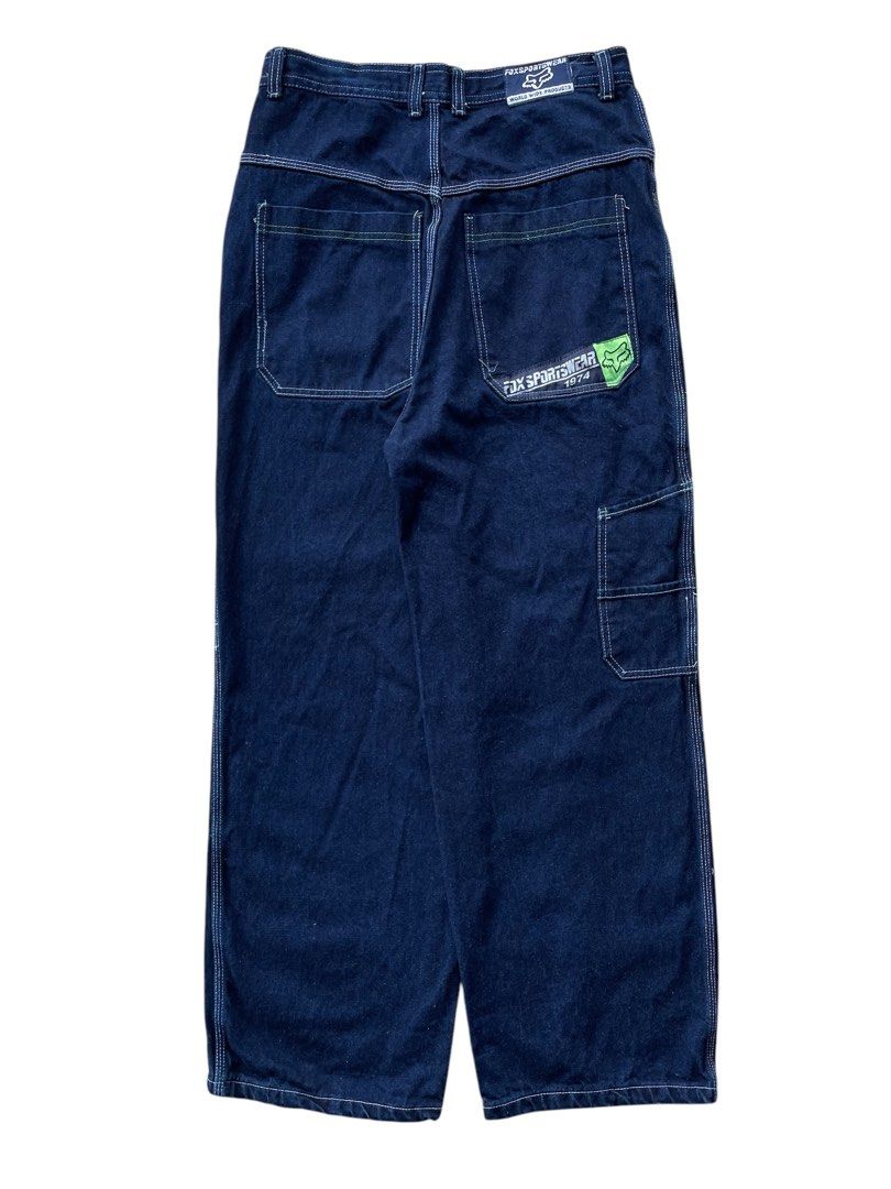 JNCO Foxracing Baggy Jeans, Men's Fashion, Bottoms, Jeans on Carousell