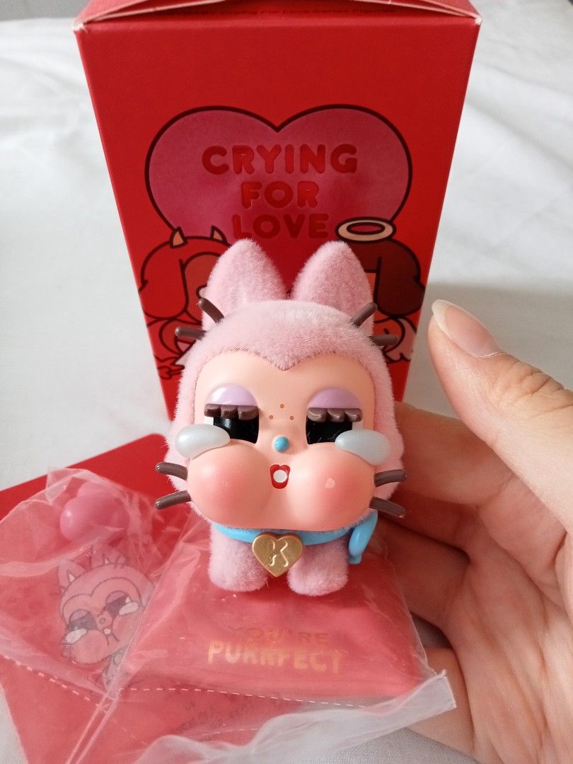 UNDER RETAIL Crybaby crying for love blind box mini figure purrfect pop mart, Toys ...