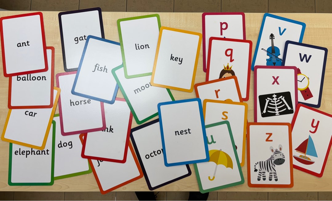 Jumbo Alphabet Cards from ELC, Hobbies & Toys, Toys & Games on Carousell