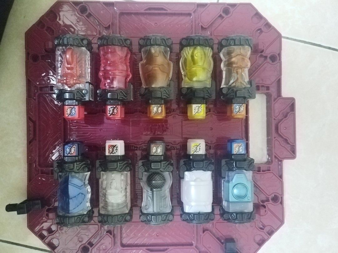 Kamen rider build pandora box and all fullset bottle dx/ko, Hobbies ...