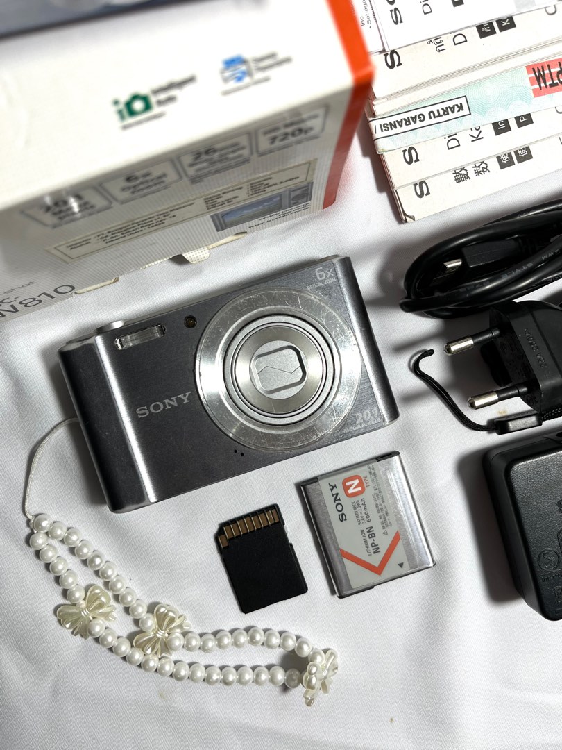 Kamera digicam Sony Cybershot Dsc W810 Fullset Box orian, Fotografi di ...