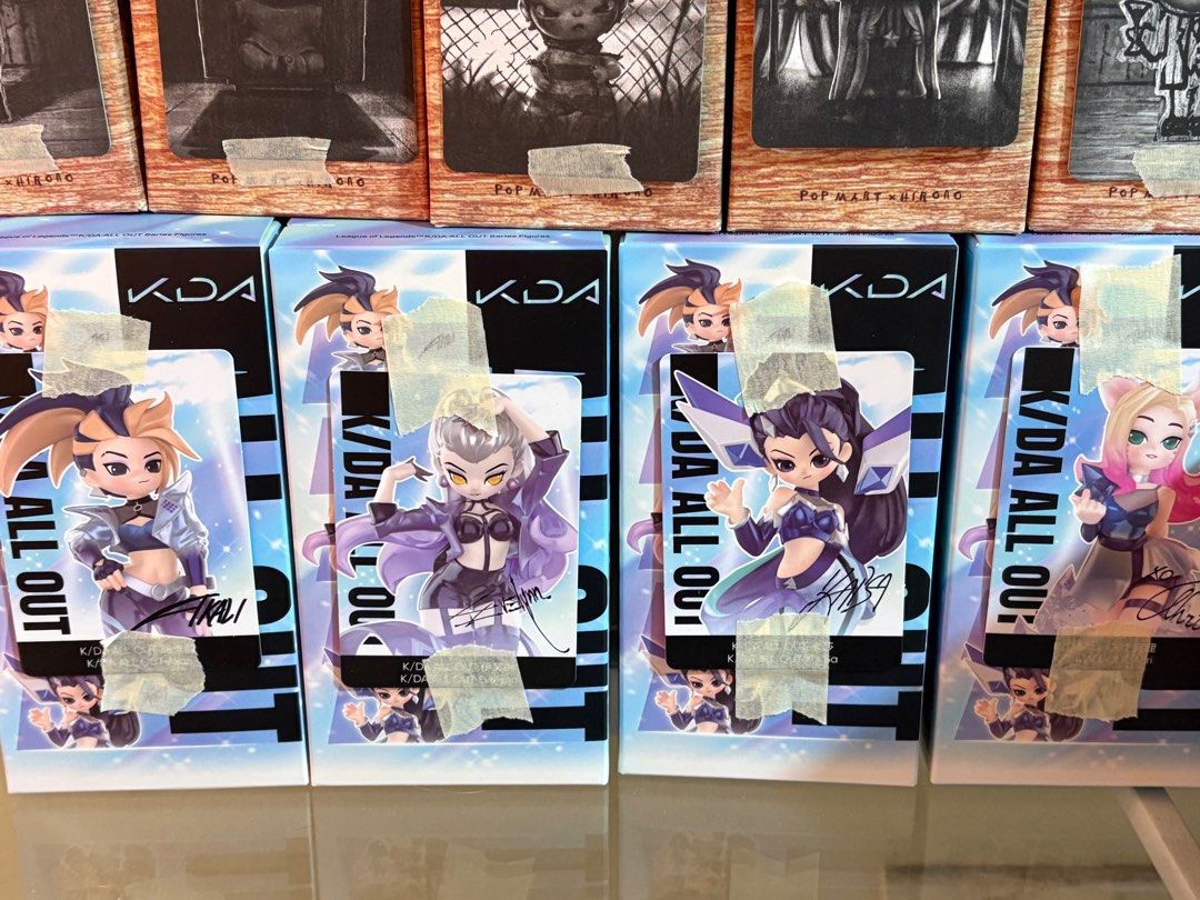 Kda popmart league of legends figurines, Hobbies & Toys, Toys & Games ...