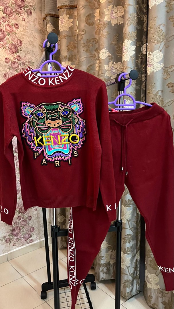 Kenz* Maroon Set, Women's Fashion, Dresses & Sets, Sets or Coordinates ...