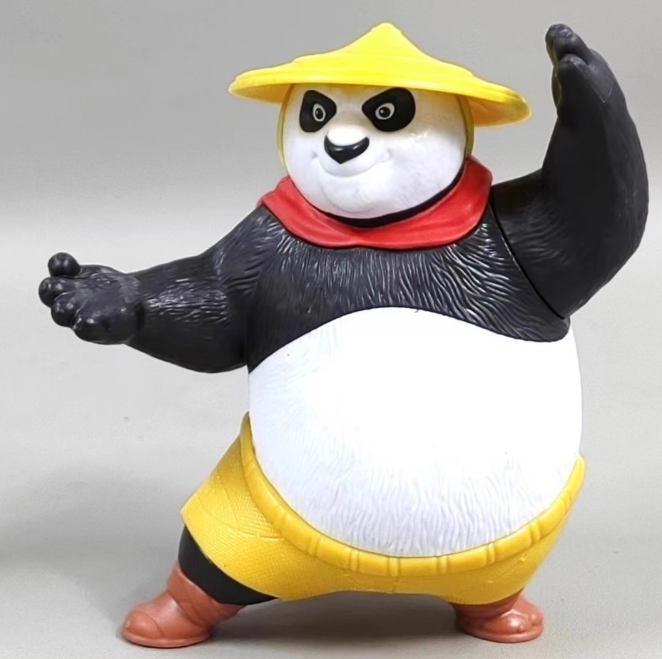 Kungfu Panda with Red Cape Figurine / Cake Topper, Hobbies & Toys ...