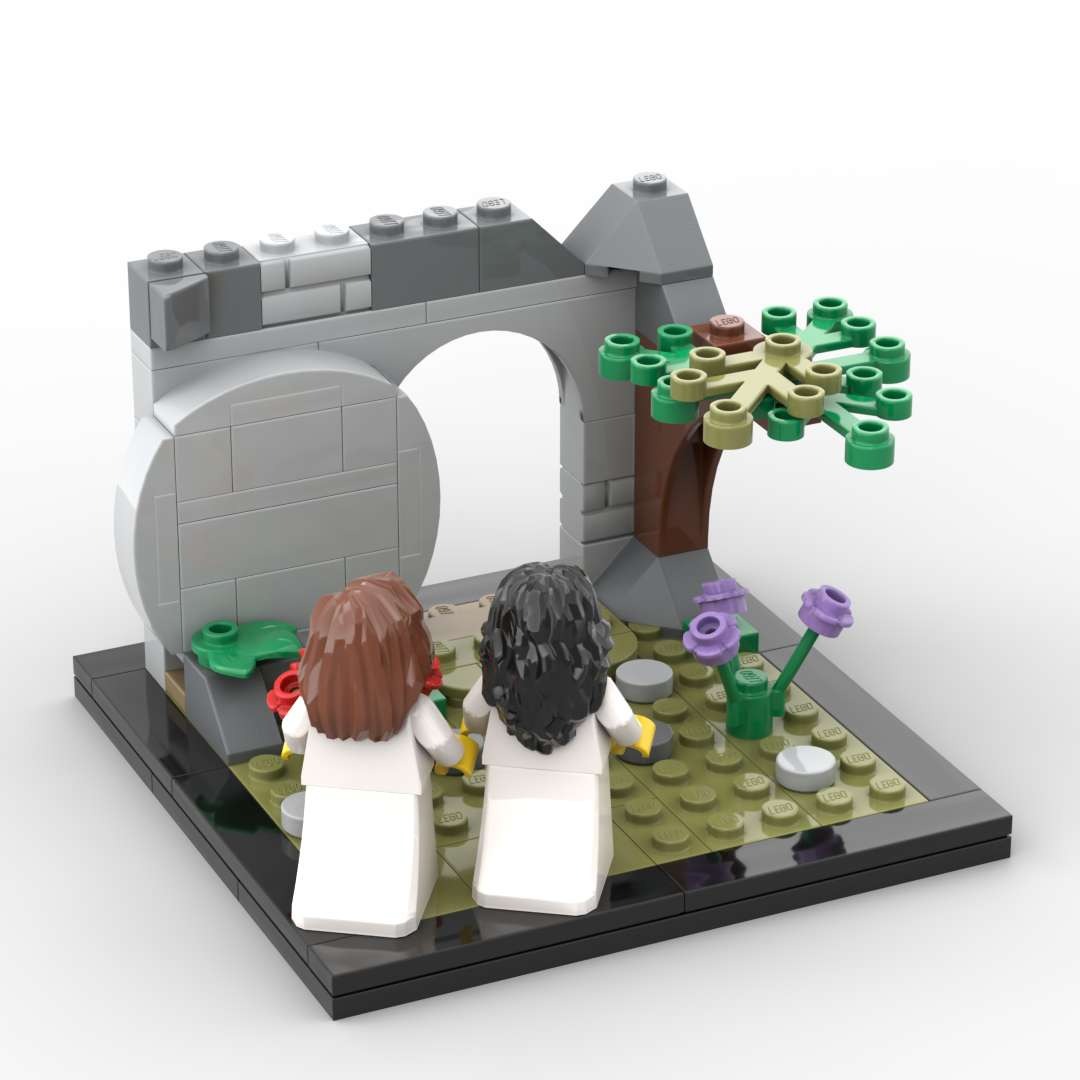 Lego Art Easter Jesus Christ Resurrection Sunday Empty Tomb Grave ...