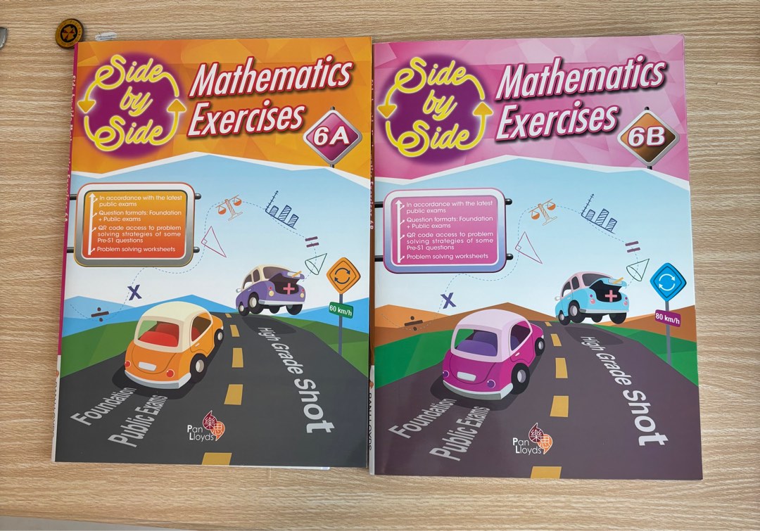 Mathematics Side by Side 6A 6B, 興趣及遊戲, 書本 & 文具, 教科書 - Carousell