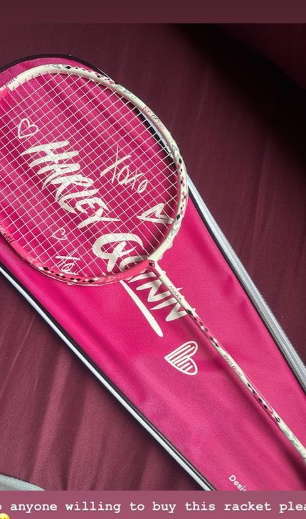 MAXX Harley Quinn Series racket, Sports Equipment, Sports & Games ...