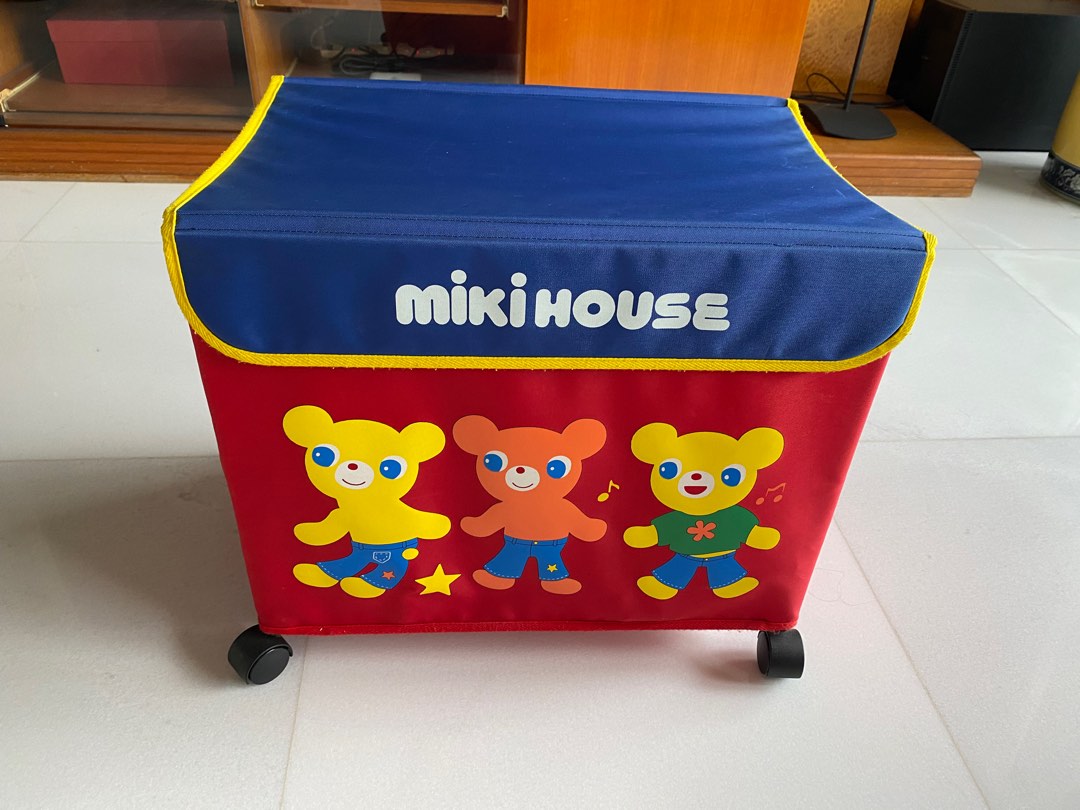 MikiHouse nylon toy box foldable, Furniture & Home Living, Home ...