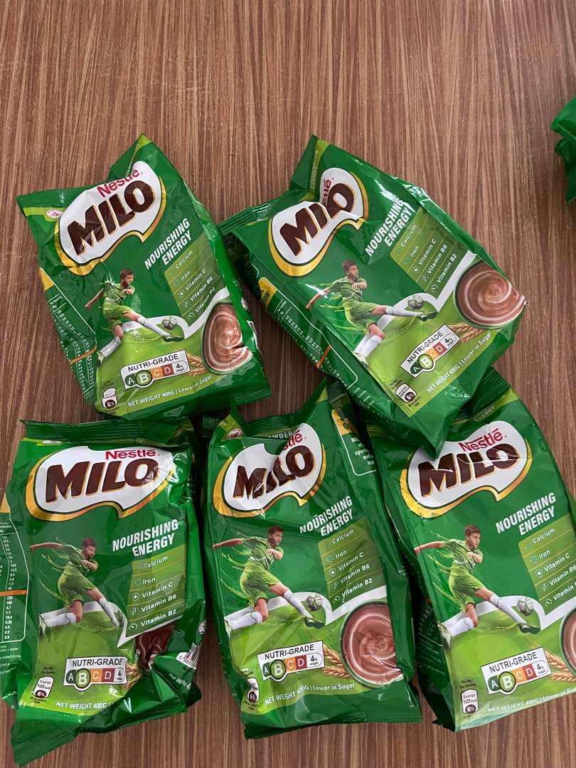 Milo packets 400g (5 packets), Food & Drinks, Packaged & Instant Food ...
