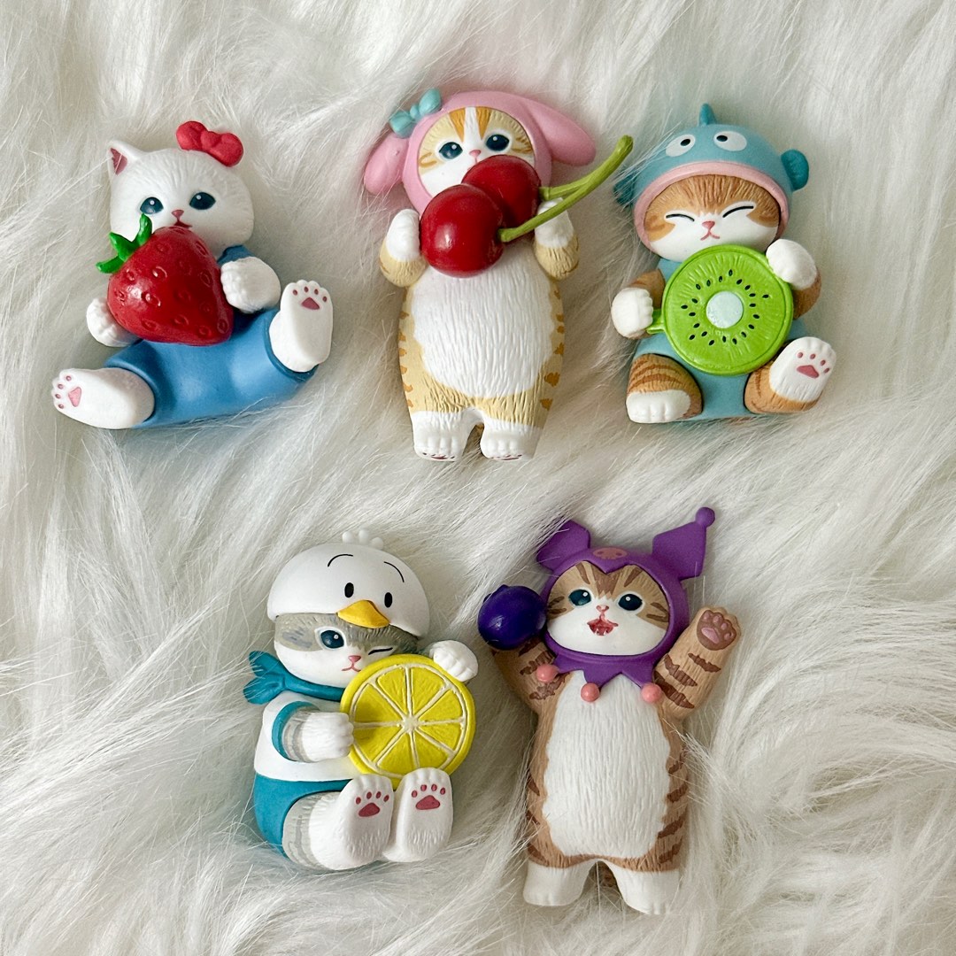 Mofusand sanrio fruits figures, Hobbies & Toys, Toys & Games on Carousell