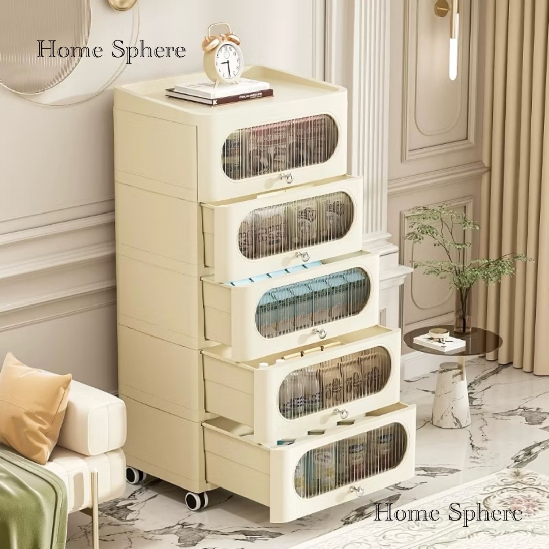 Multi-Layer Drawer Cabinet | Foldable Storage Cabinet | 6 Layers Drawer ...